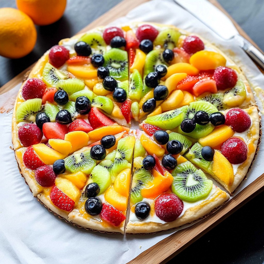 Obst-Pizza - Foodies Magazin